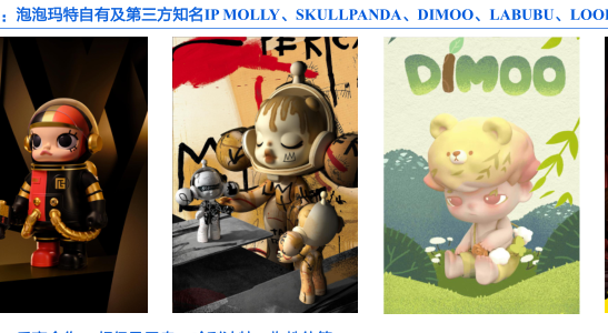 泡泡玛特自有及第三方知名IP MOLLY、SKULLPANDA、DIMOO、LABUBU、LOO - 2024年01月 - - 小牛行研